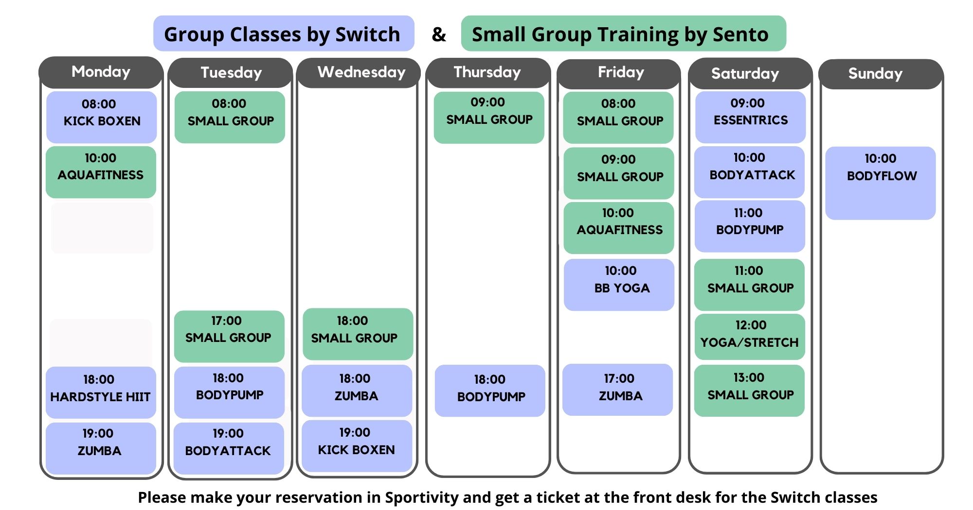 Groepslessen Amsterdam: yoga, HITT & Small Group Training